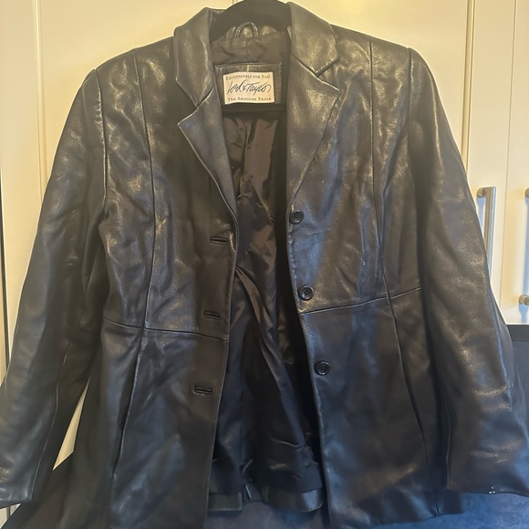 Lord & Taylor | Jackets & Coats | Lord Taylor Leather Jacket Petite ...